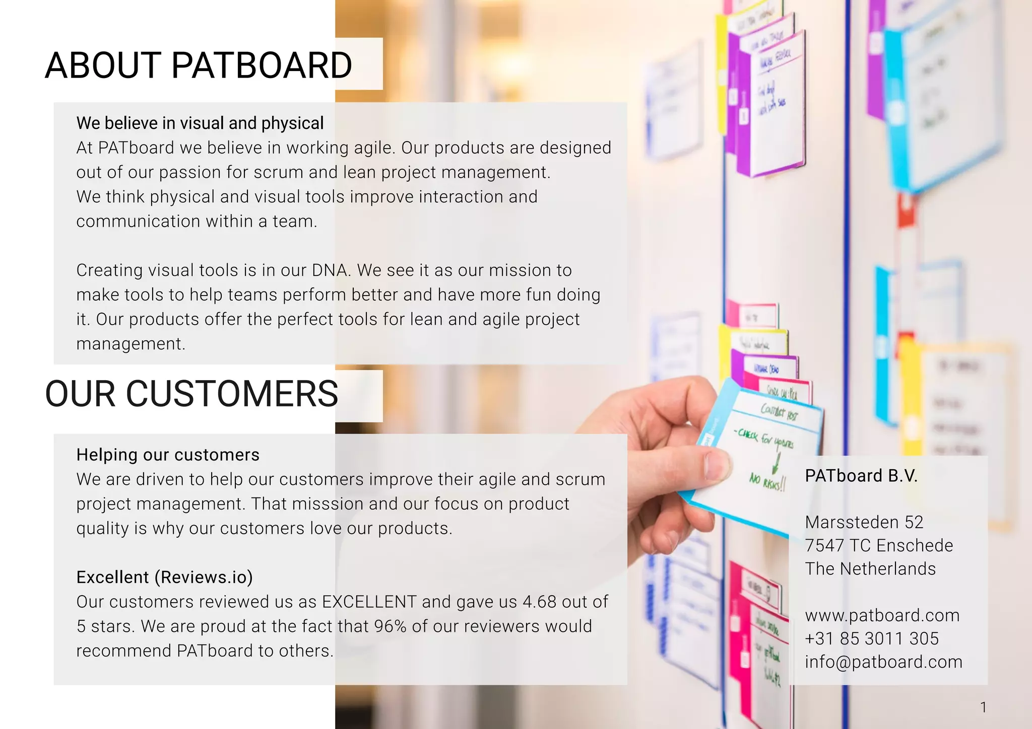 Catalogue PATboard 2019 - Scrum Kanban Board Tools | PDF