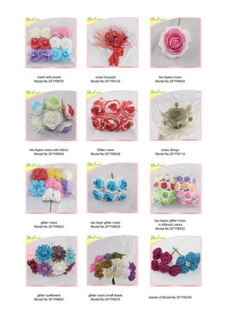 PE foam flowers | PDF