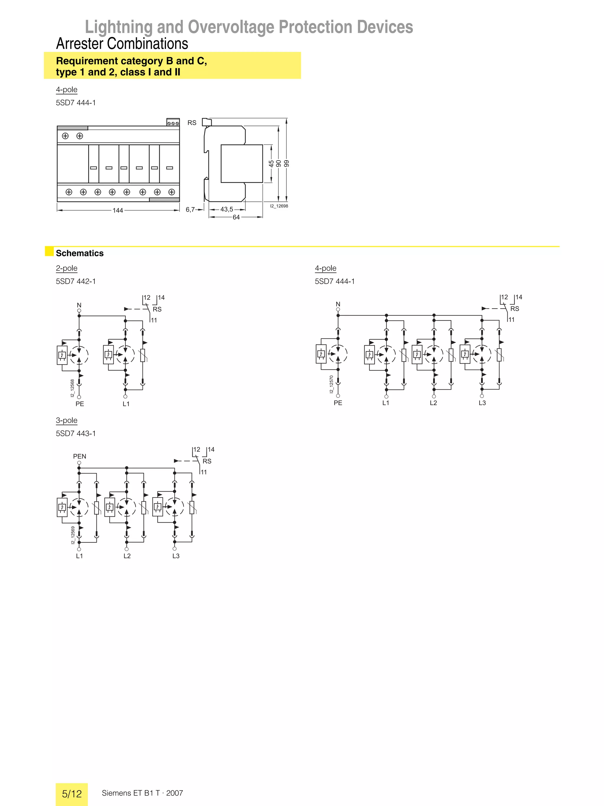 Catalogue siemens lightning and overvoltage protection devices | PDF