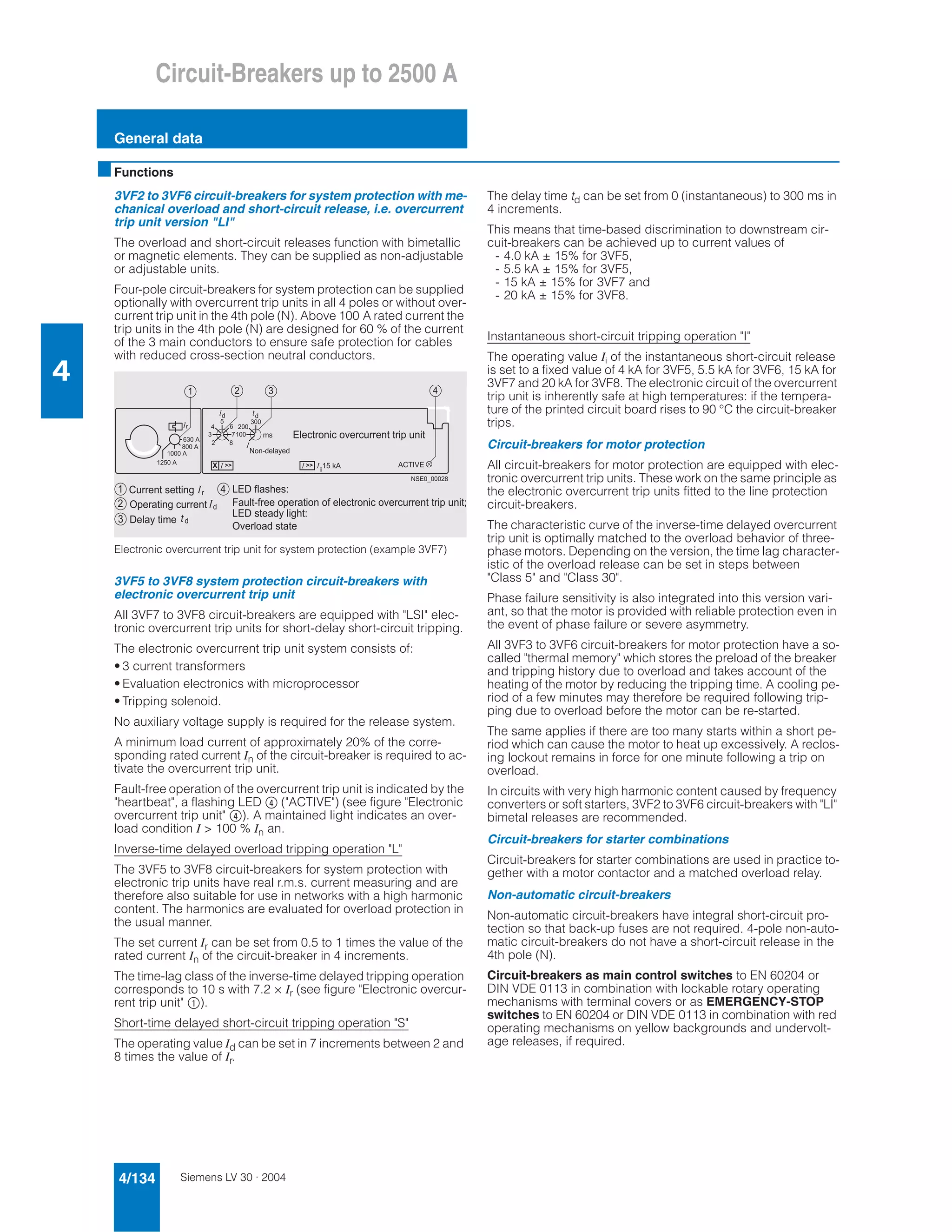 Thông số kĩ thuật siemens MCCB 3 VF | PDF
