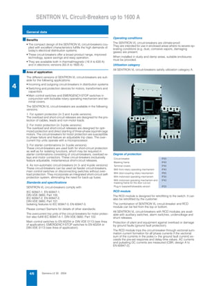 Thông số kĩ thuật siemens MCCB 3VL | PDF