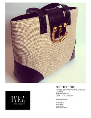 OVRAhandmade ORIGINAL LEATHER HANDBAGS + MADE IN ECUADOR ...COLLECTIO…