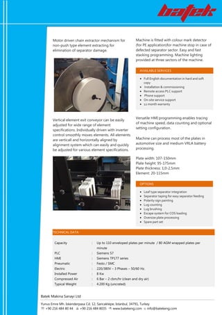 Batek Catalogue 2017 | PDF