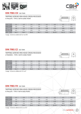 Din 975 Din 976 | CBH | PDF