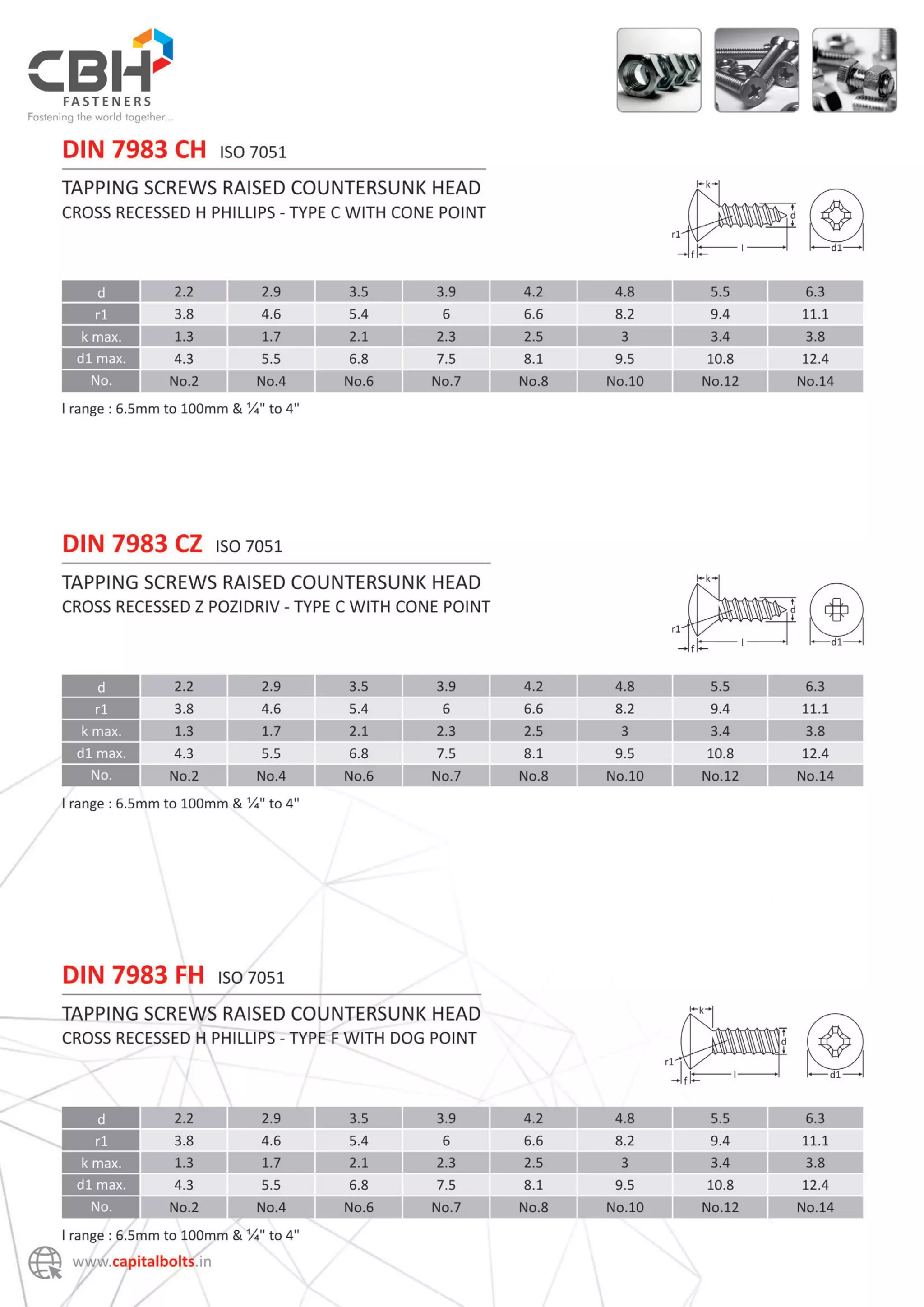 IS 2609 | CBH Fasteners | PDF