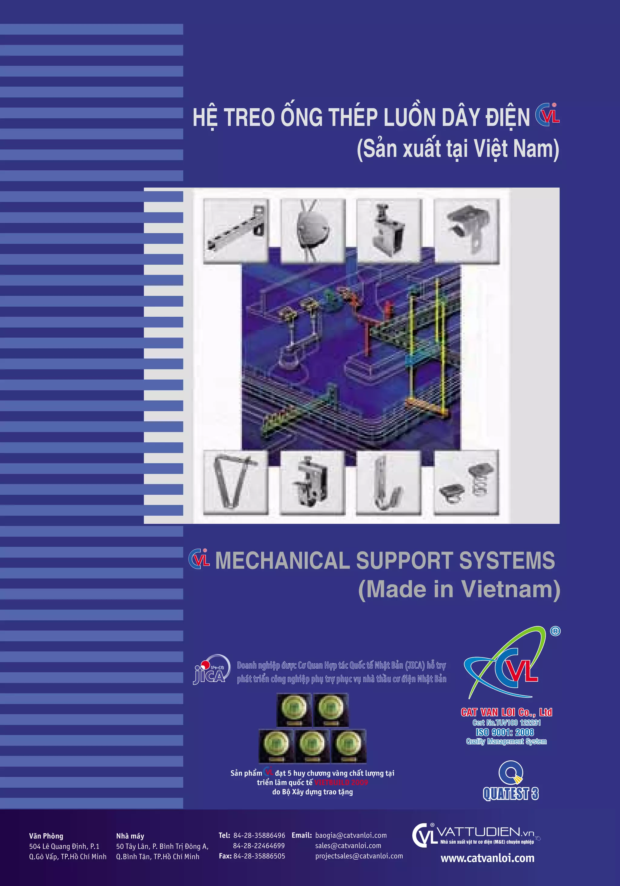 Catalogue cat van loi steel gi conduit ong thep luon day dien steel ...