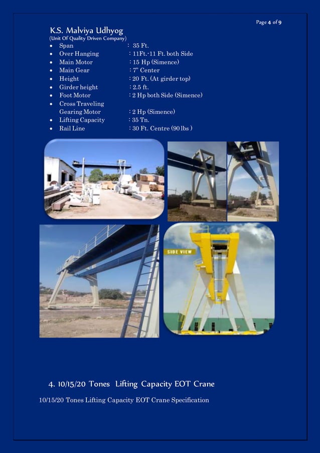 Catalogue crane | DOCX