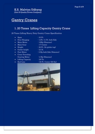 Catalogue crane | PDF