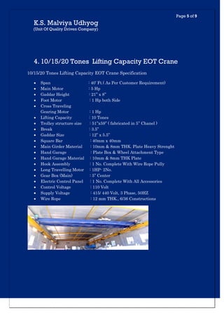 Catalogue crane | PDF