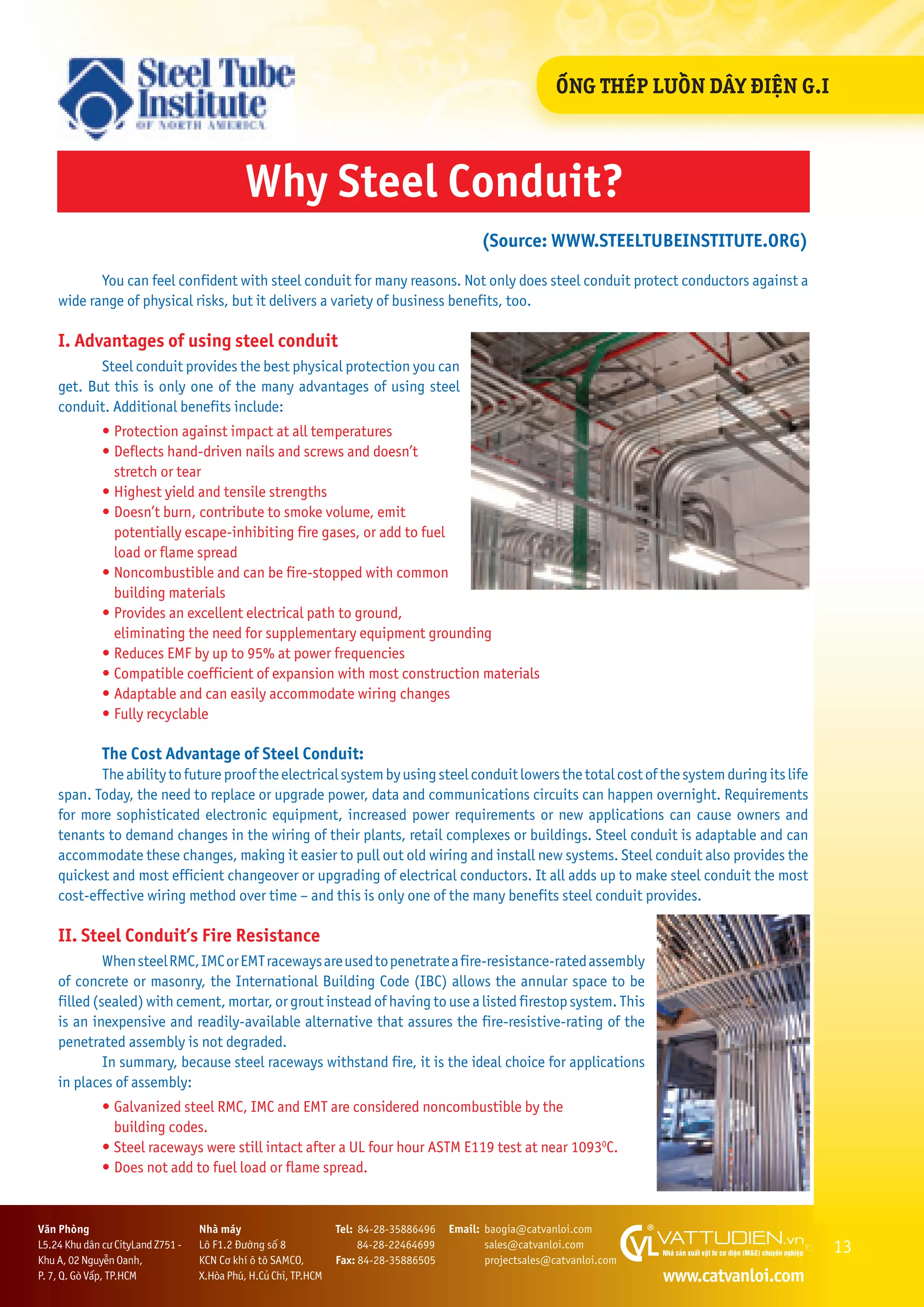 Catalogue cvl steel conduit flexible conduit - ong luon day dien gi ...