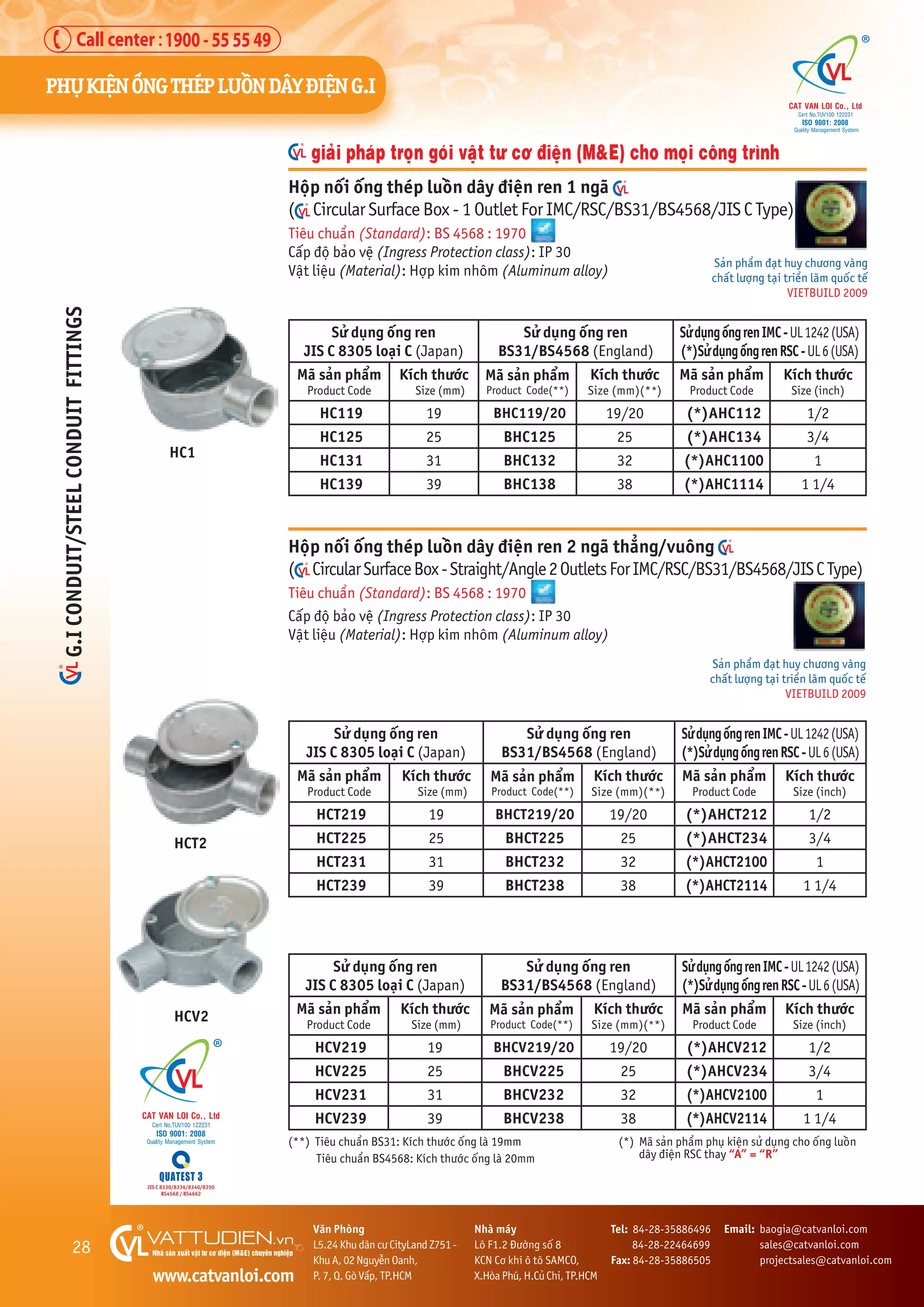 Catalogue cvl steel conduit flexible conduit - ong luon day dien gi ...