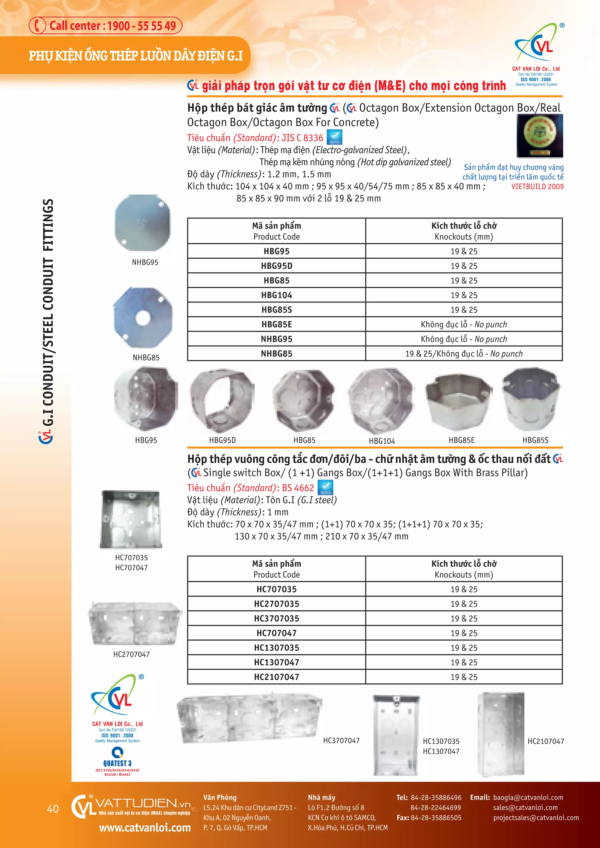 Catalogue cvl steel conduit flexible conduit - ong luon day dien gi ...