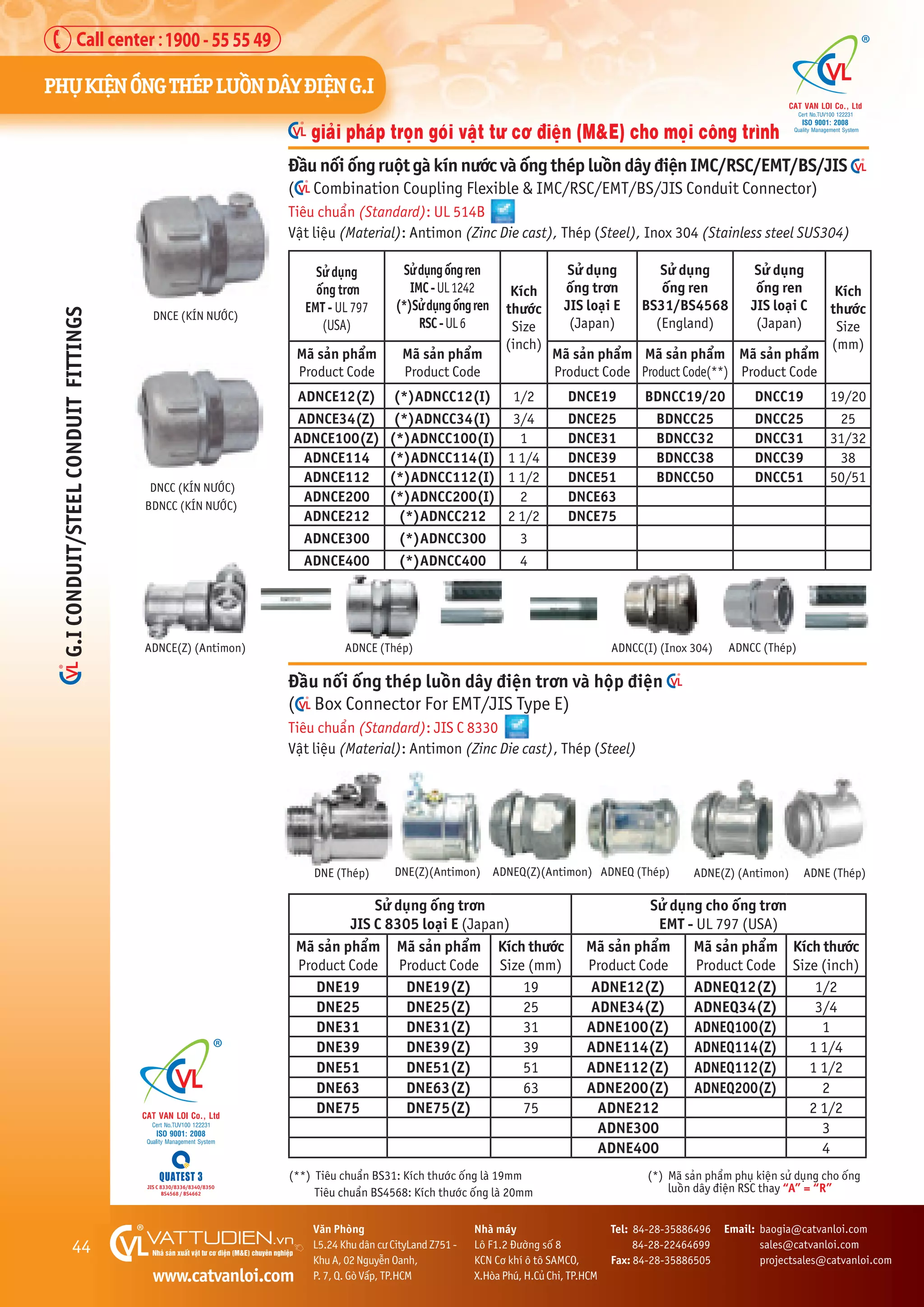 Catalogue cvl steel conduit flexible conduit - ong luon day dien gi ...