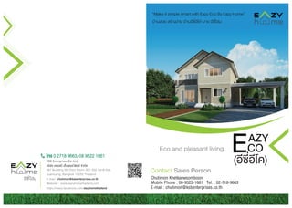 Catalogue Eazy Eco By Eazy Home. | PDF