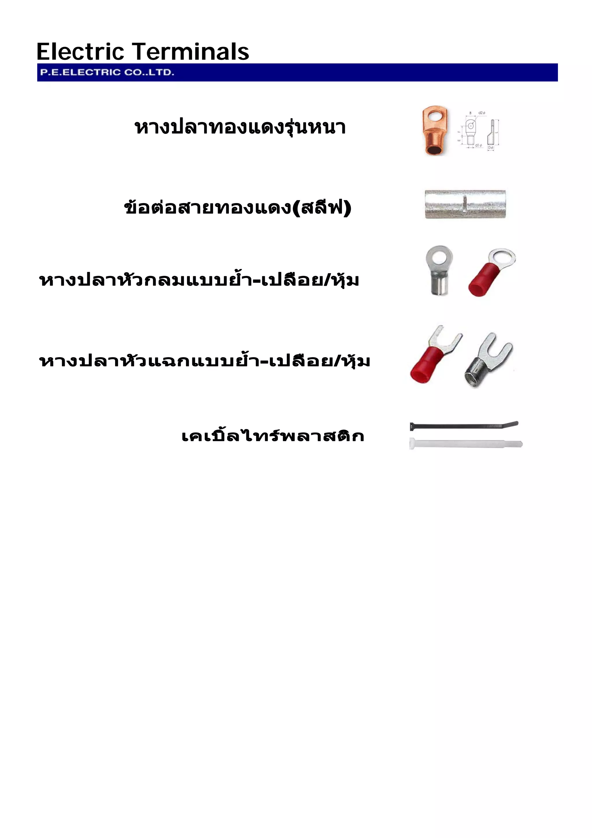 Catalogue electrical products 2013 | PPT