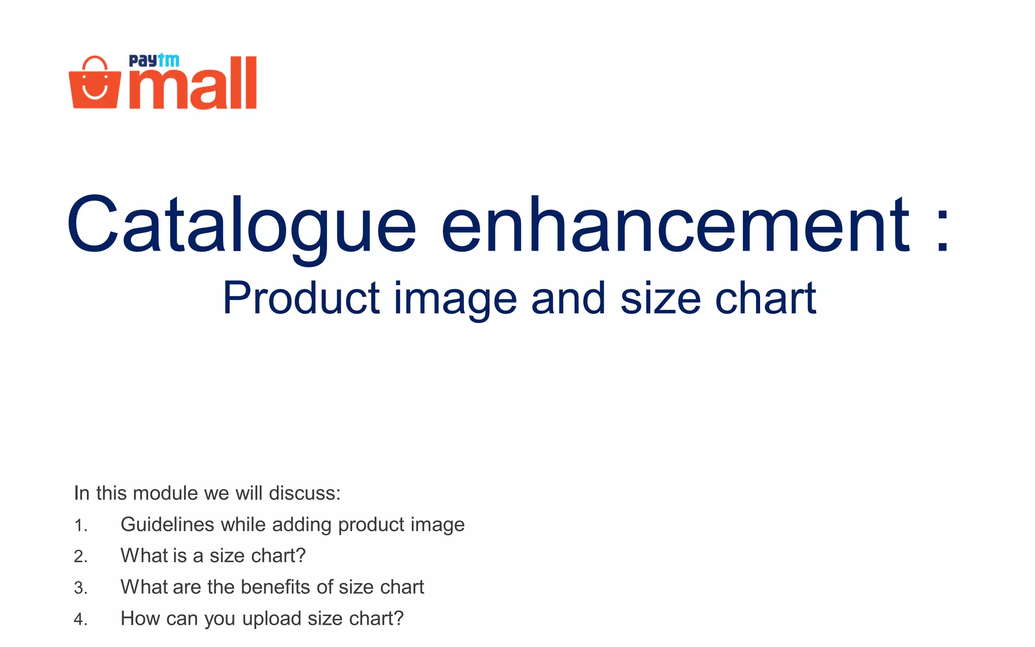 Product image and size chart | PDF