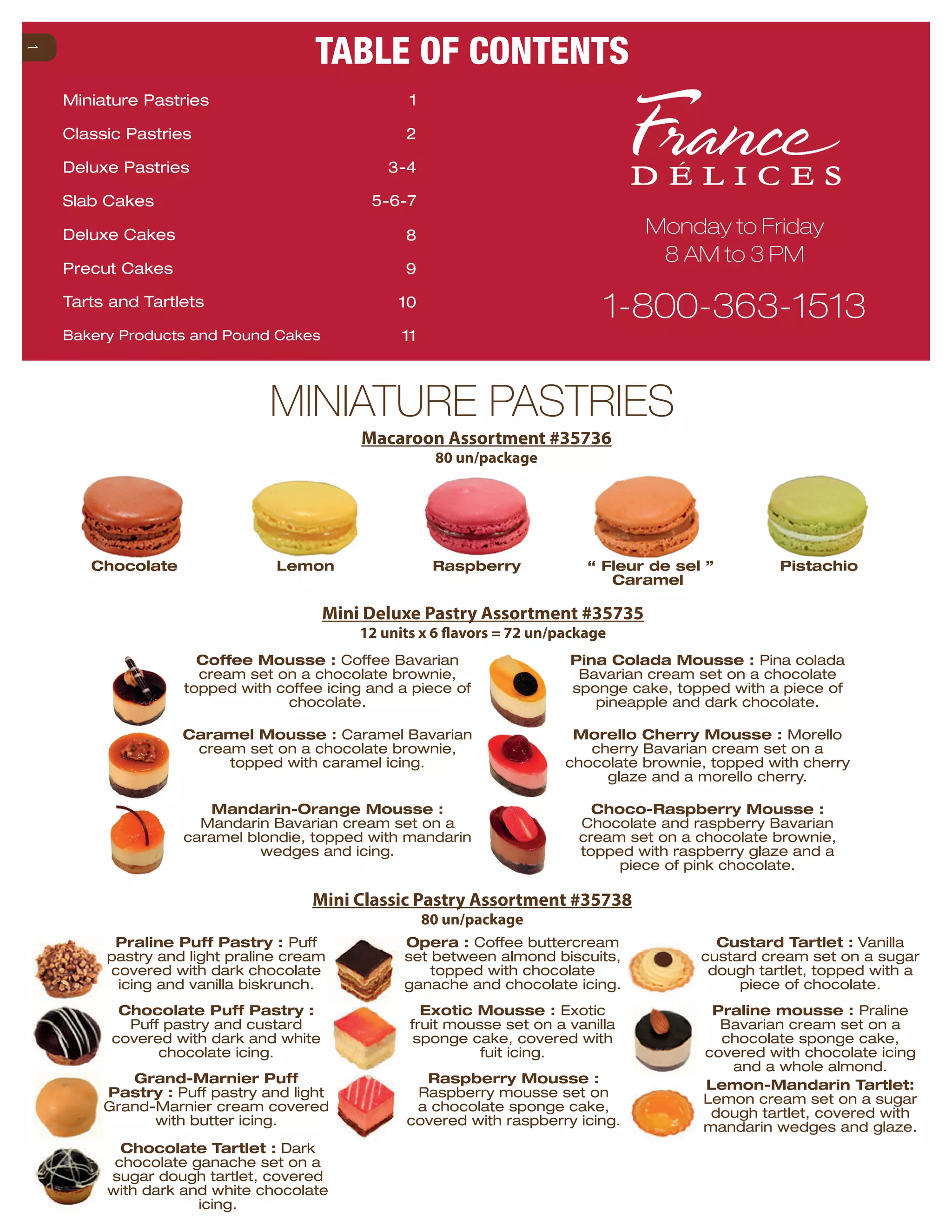 France Délices Product Catalog | PDF