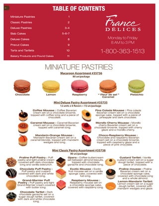 France Délices Product Catalog | PDF