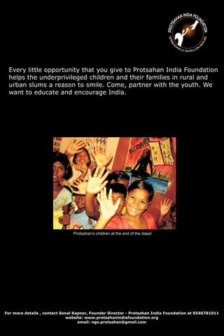 Protsahan catalouge | PDF | Daycare and Pre-School | Parenting