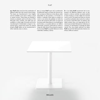 Flat tables Catalogue by Studio Inclass | PDF