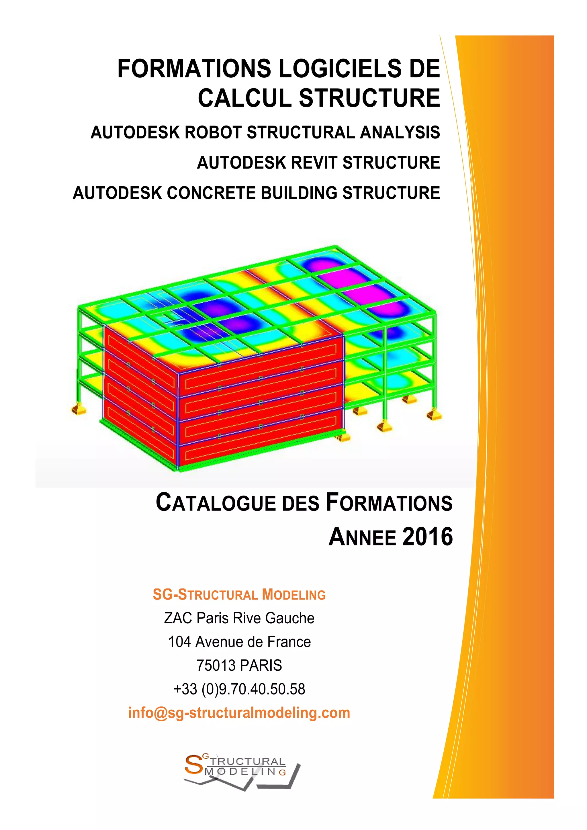 Catalogue formation Autodesk Robot Structural Analysis | PDF