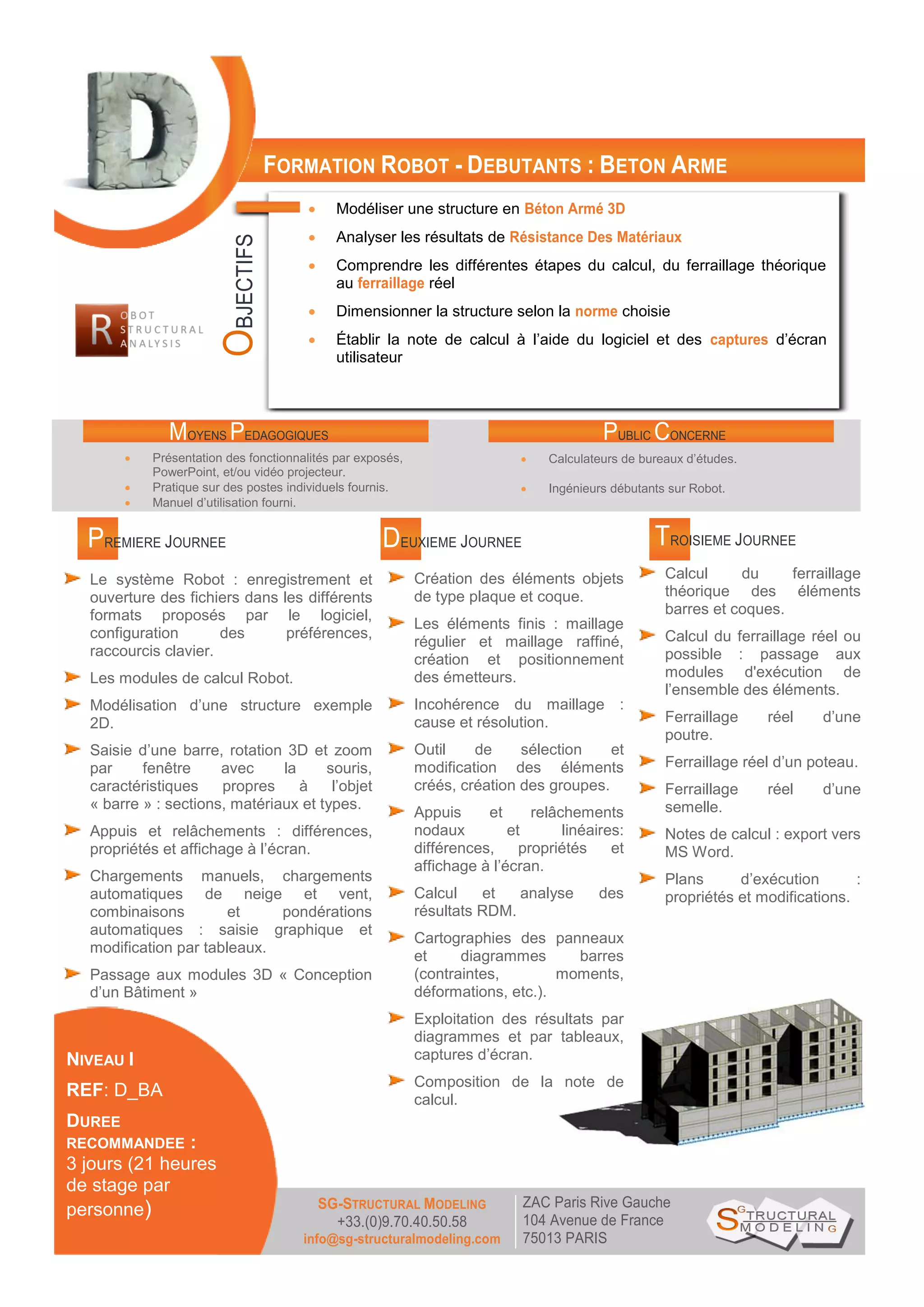 Catalogue formation Autodesk Robot Structural Analysis | PDF