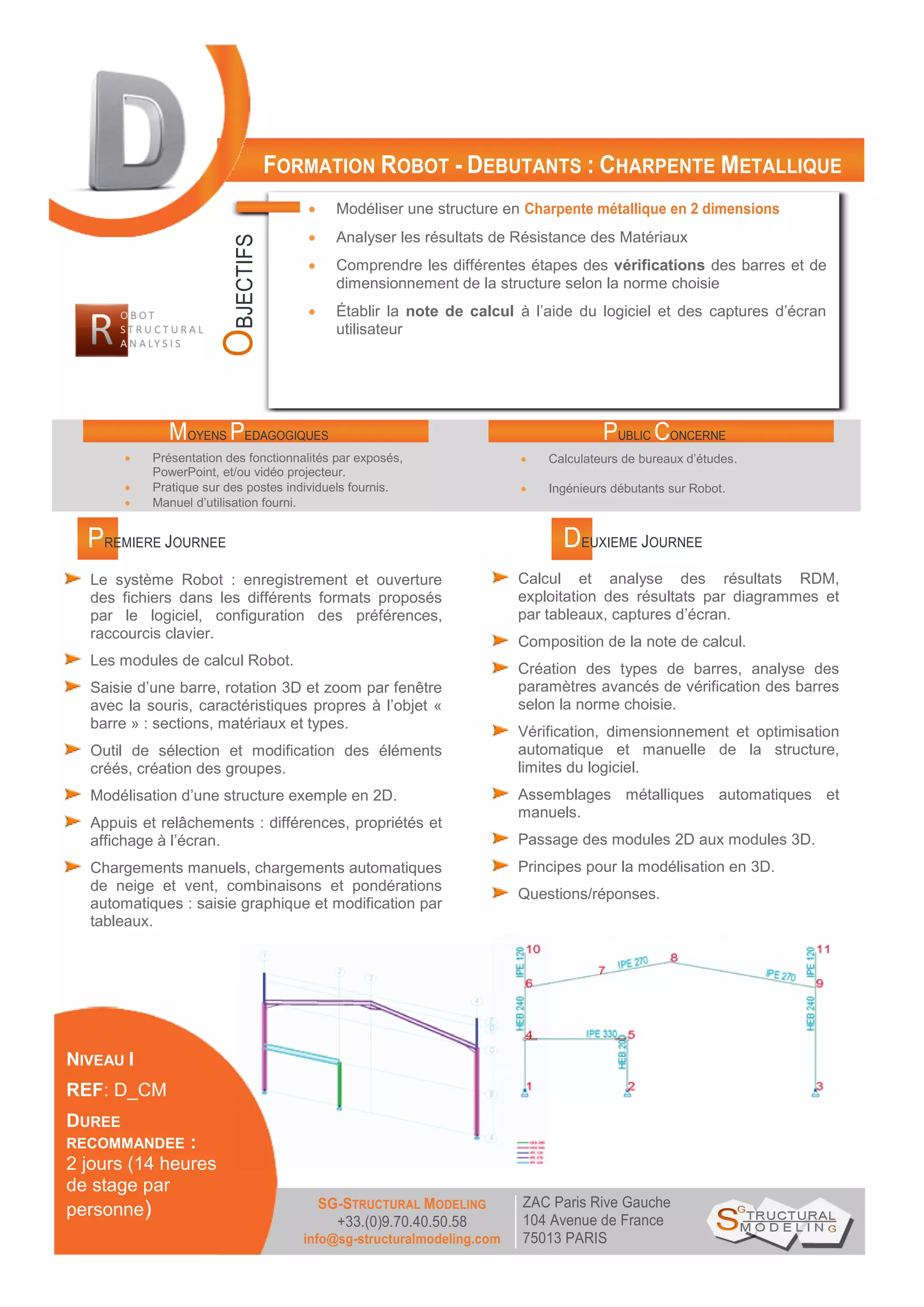 Catalogue formation Autodesk Robot Structural Analysis | PDF