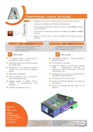 Catalogue formation Autodesk Robot Structural Analysis | PDF