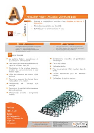 Catalogue formation Autodesk Robot Structural Analysis | PDF