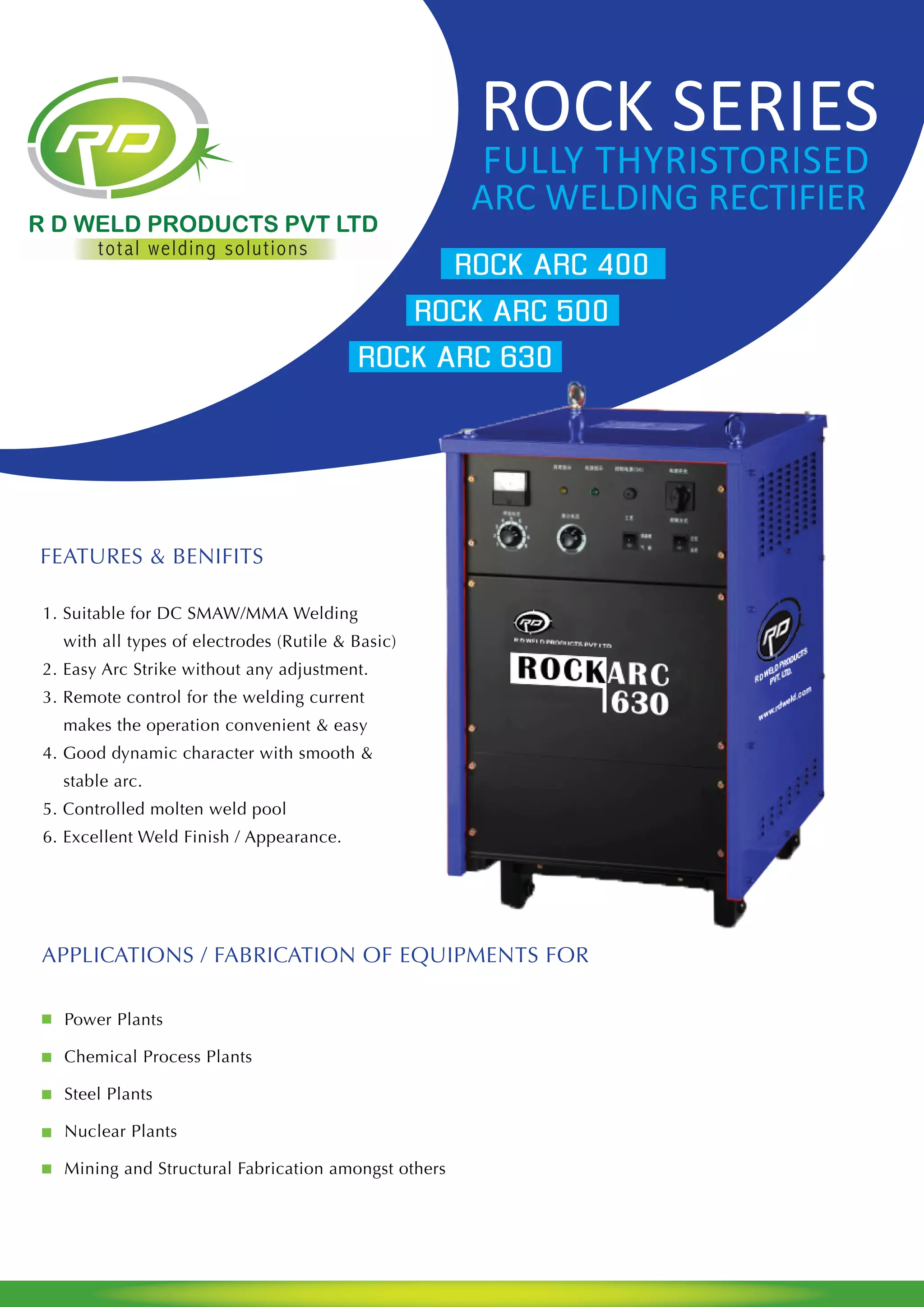 Catalogue for ro ck series welding machine 3 | PDF | Technology & Computing