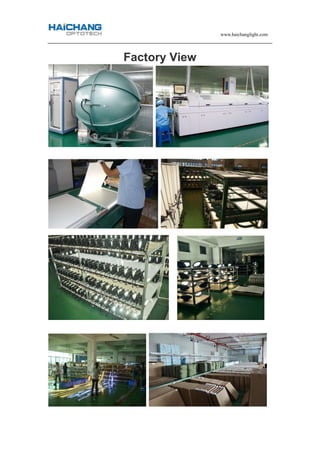 LED lighting Catalogue - Haichang Optotech v2020 | PDF