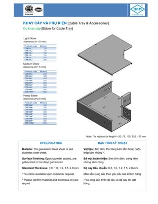 Cable tray - Cable ladder - Trunking - Enclosure Catalogue (VietNam) | PDF