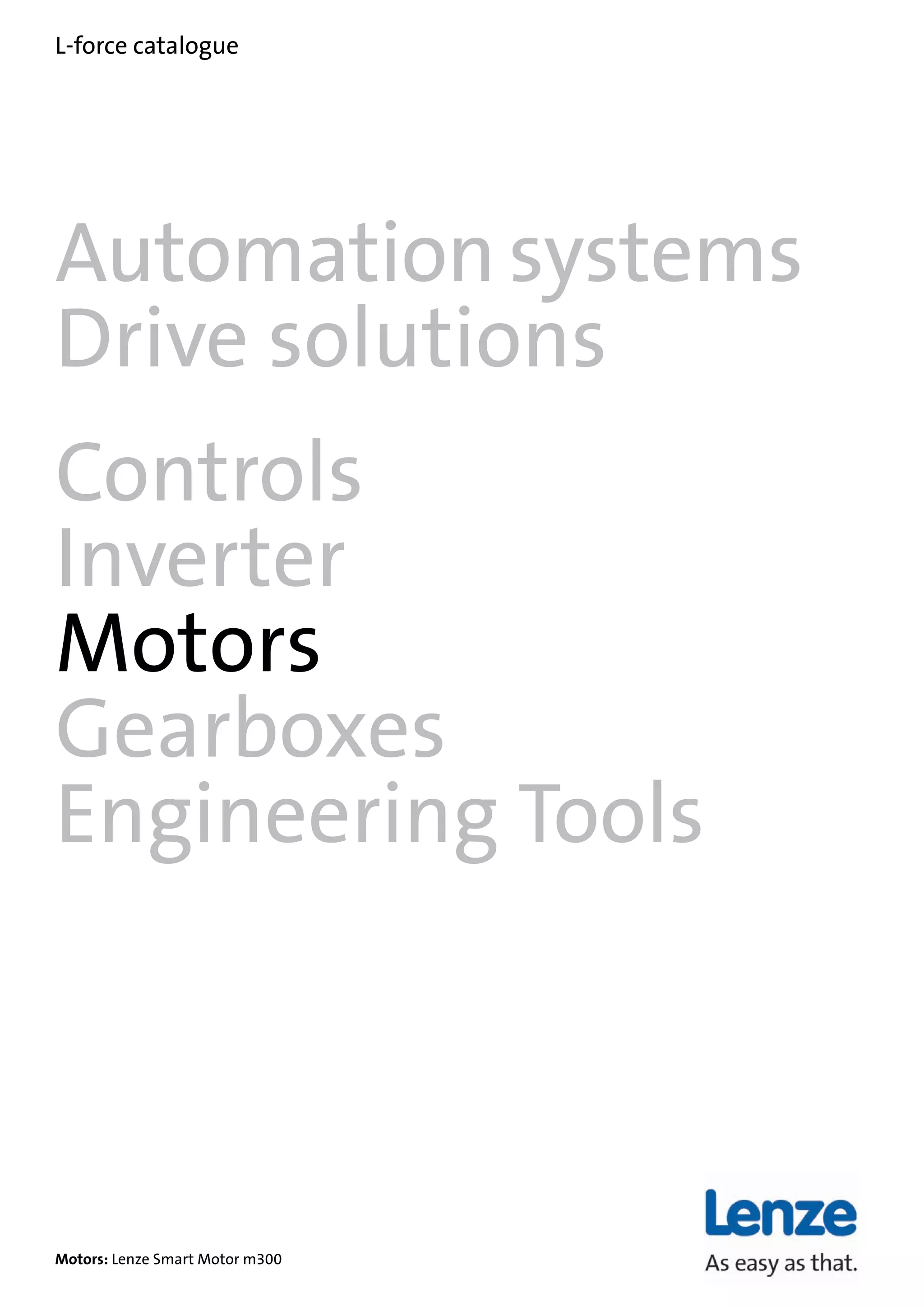 Catalogue - Lenze Smart Motor | PDF | Radio Control | Hobbies & Interests