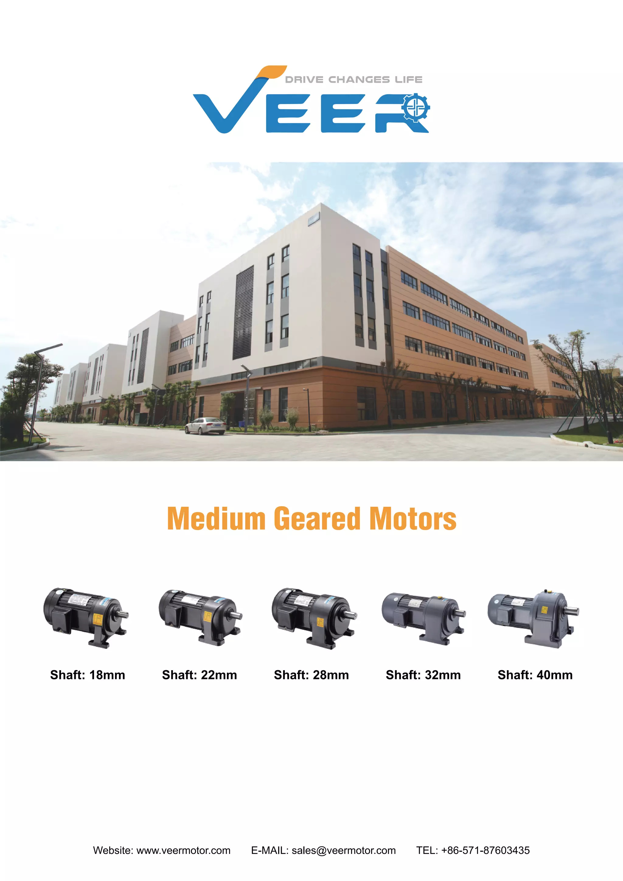 Catalogue of Medium Gear Motors from VEER Motor | PDF