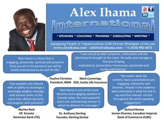 Catalogue Of Programs (Alex Ihama International) | PPT