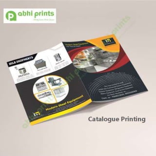 What is the size of a catalog design? | Abhiprints | PDF