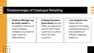 Catalogue retailing | PPTX