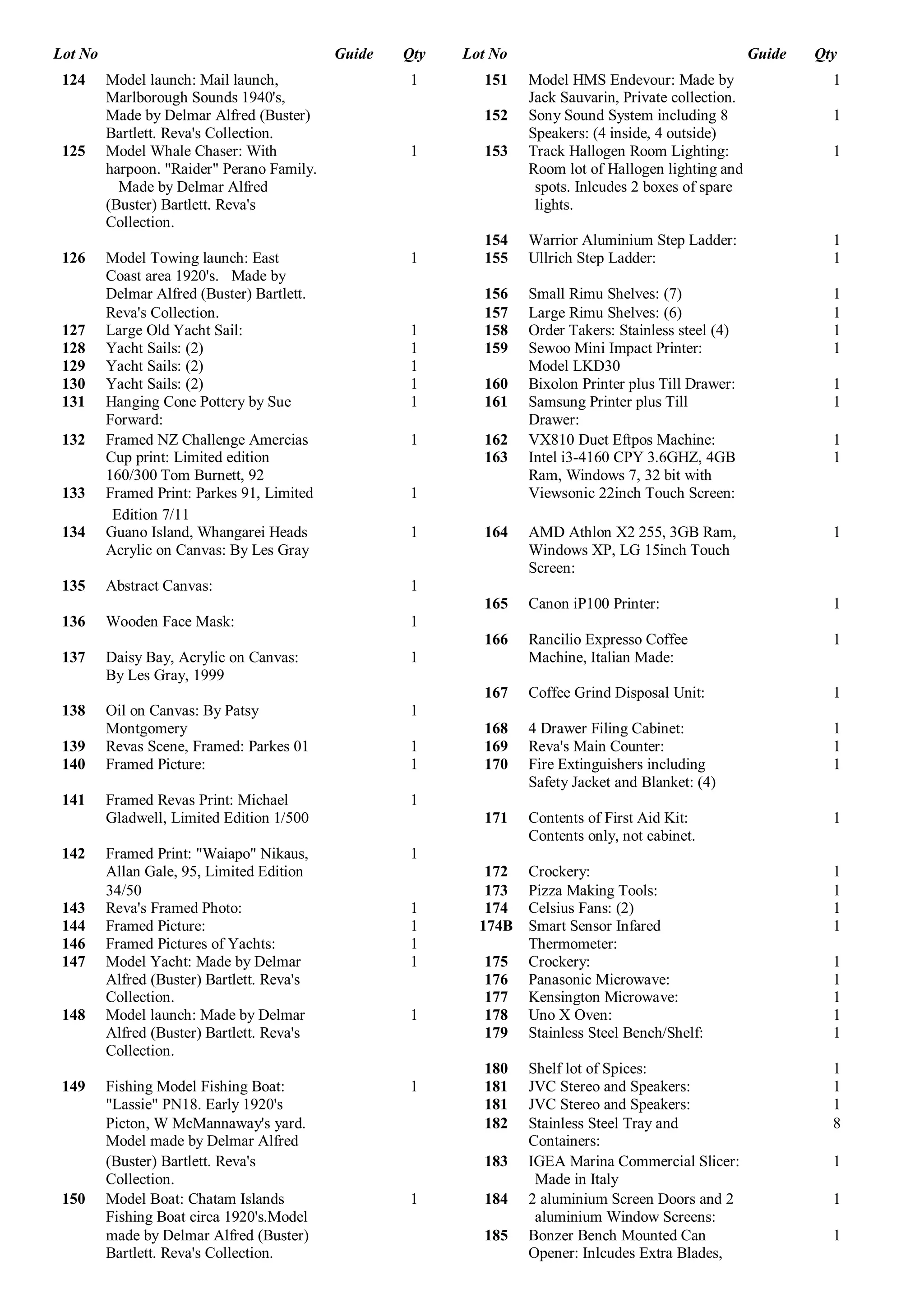 Catalogue Reva's Restaurant and Bar | PDF