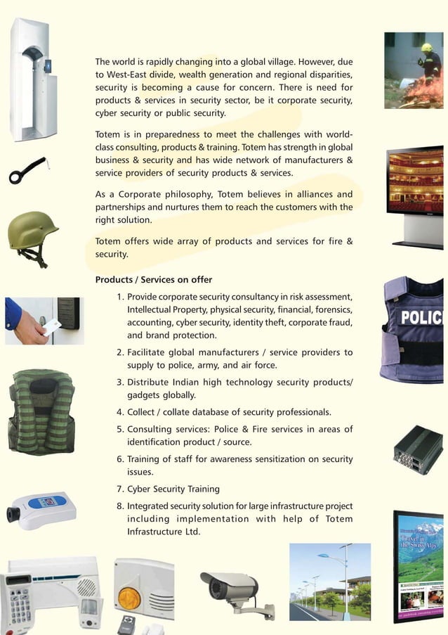 totem Catalogue Sept 2012 safety security | PDF