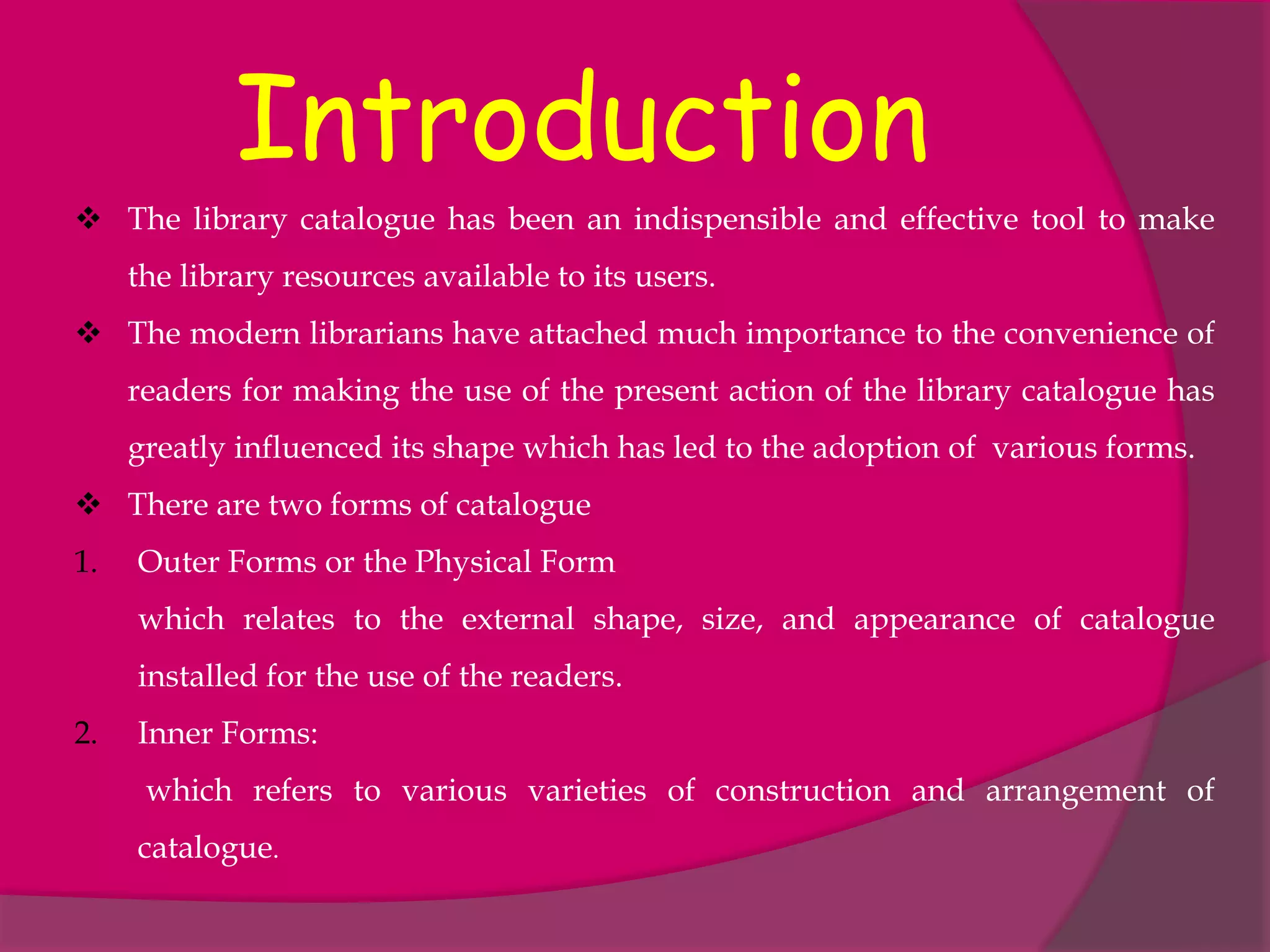 Catalogues Forms cor.ppt