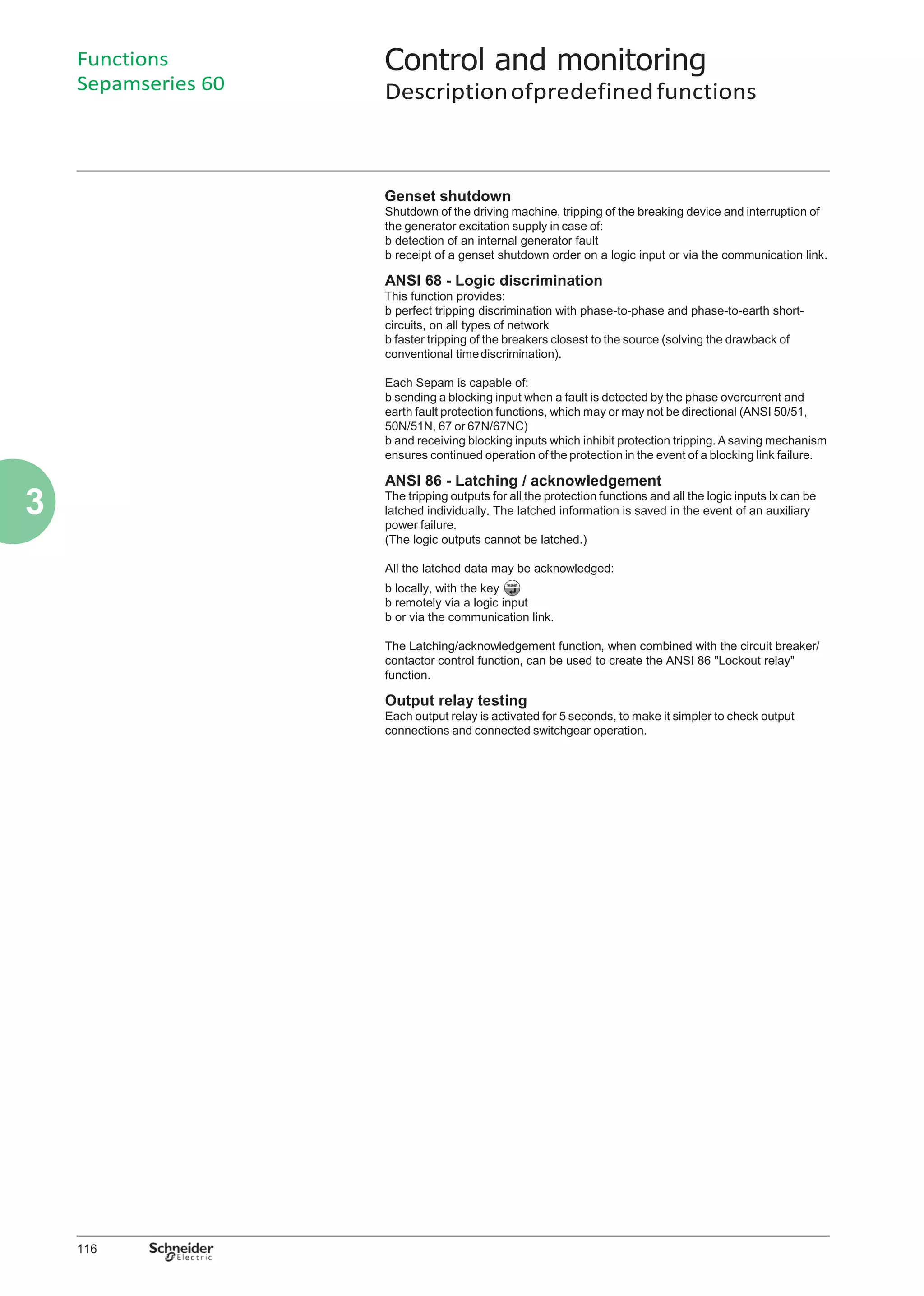 Catalogues sepam 20 40 60 80 | PDF