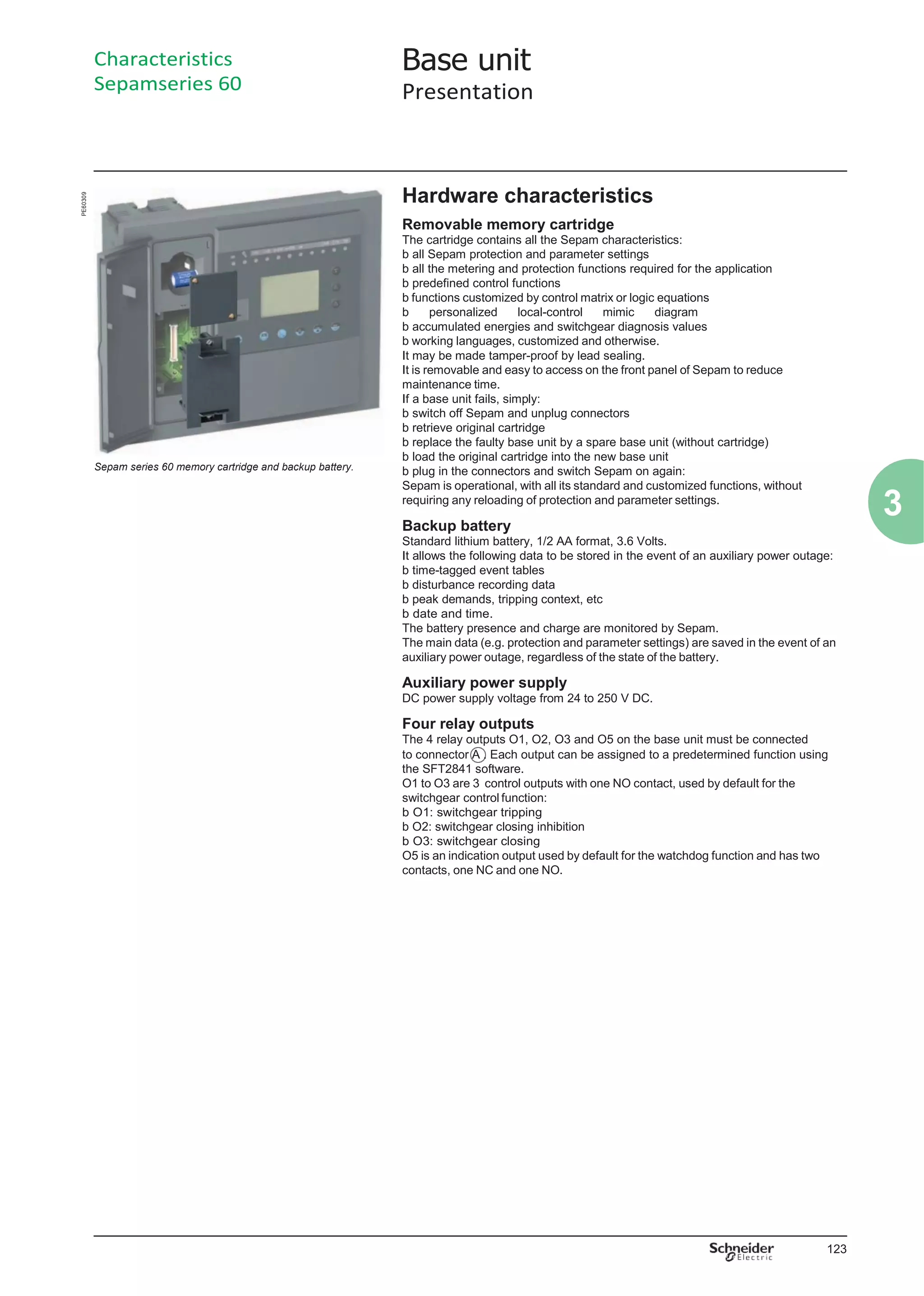 Catalogues sepam 20 40 60 80 | PDF