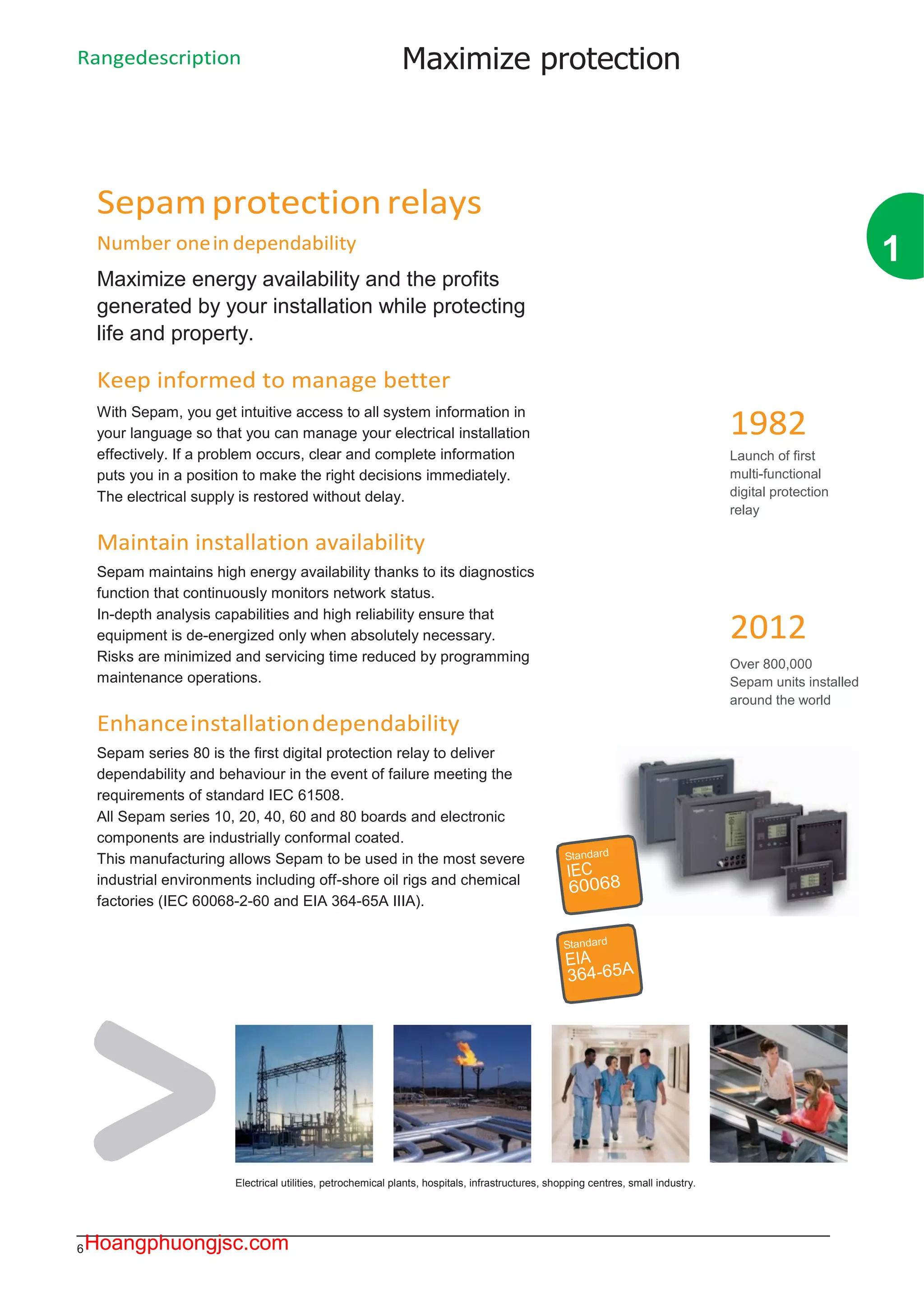 Catalogues sepam 20 40 60 80 | PDF