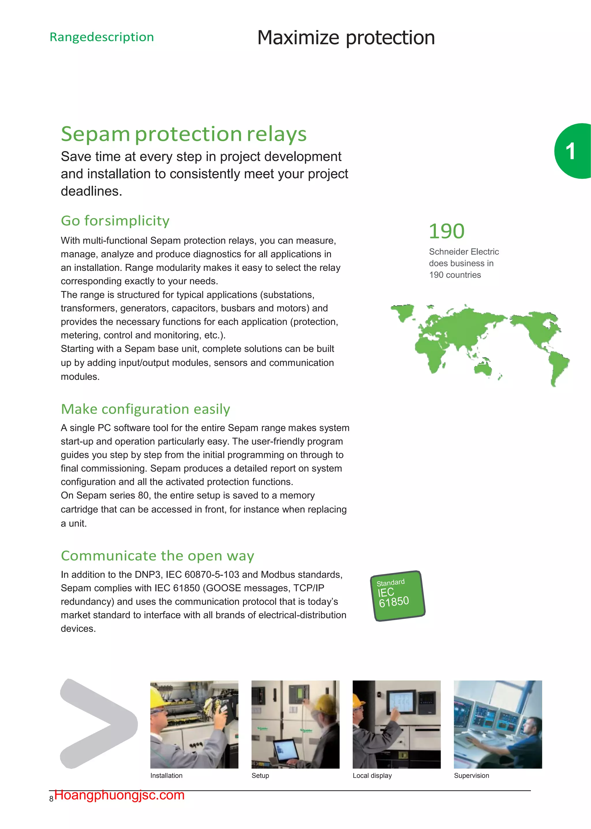 Catalogues sepam 20 40 60 80 | PDF