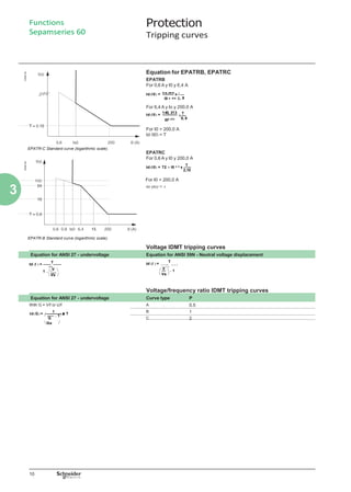 Catalogues sepam 20 40 60 80 | PDF