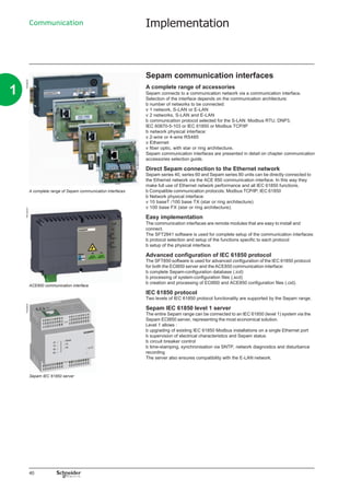 Catalogues sepam 20 40 60 80 | PDF