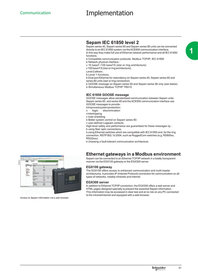 Catalogues sepam 20 40 60 80 | PDF