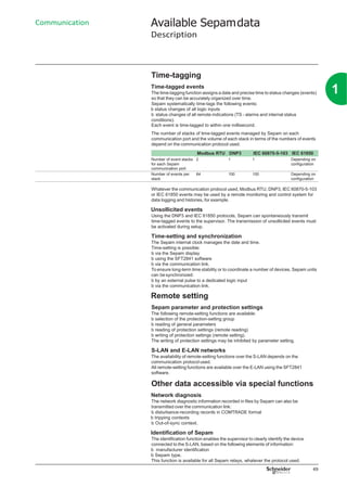 Catalogues sepam 20 40 60 80 | PDF