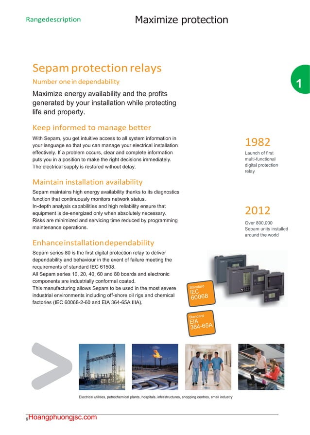 Catalogues sepam 20 40 60 80 | PDF