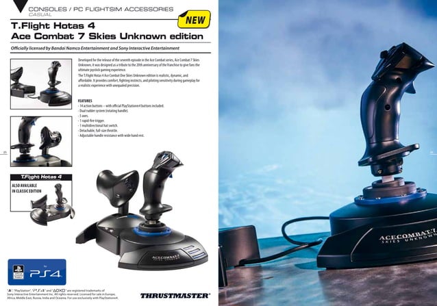 Thrustmaster Catalogue 2019 (Joystick & Flightsim) | PDF